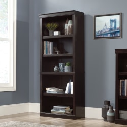 Bookcases at office depot store