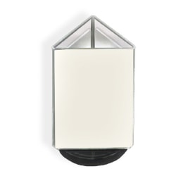 Azar Displays 3 Sided Revolving Acrylic Sign Holder 6 H x 4 W x 4 D ...