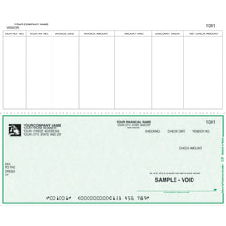 Custom Continuous Accounts Payable Checks For Sage Peachtree 9 12 x 7 3 ...