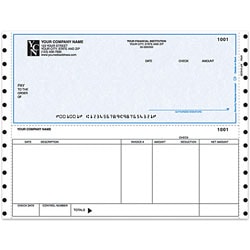 Custom Continuous Accounts Payable Checks For RealWorld 9 12 x 7 3 Part ...