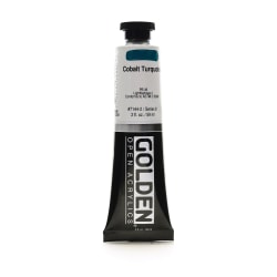 Golden OPEN Acrylic Paint 2 Oz Tube Cobalt Turquoise - Office Depot