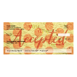 Custom Personal Wallet Checks 6 x 2 34 Duplicates You Are Checks Box Of ...