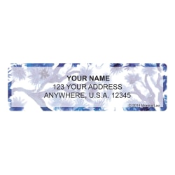 Custom Blue China Labels - Office Depot