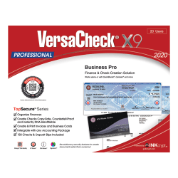 VersaCheck X9 Professional 2020 For 20 Users - Office Depot