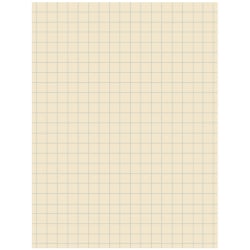 Pacon Quadrille Ruled Heavyweight Drawing Paper 12 Squares Manila Pack ...