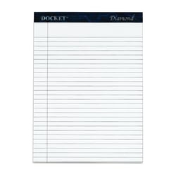 TOPS Docket Diamond Premium 100percent Recycled Legal Pad 8 12 x 11 34 ...