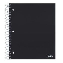 Office Depot Brand Stellar Poly Notebook 8 12 x 11 3 Subject College ...