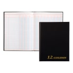 Adams 12 Column Account Book 7 x 9 14 Black - Office Depot
