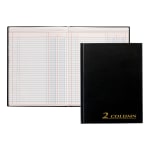 Adams 2 Column Account Book 9 14 x 7 Black - Office Depot