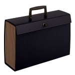Office Depot Brand 19 Pocket Expanding Legal Case File Black - Office Depot
