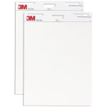 3M Bleed Resistant Flip Charts 25 x 30 White 40 Sheets Per Pad Pack Of ...