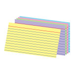 Oxford Ruled Heavyweight Index Cards 3 x 5 White Pack Of 100 - Office Depot