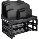 Eldon Smart Sorter System With Trays Black - Office Depot