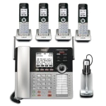 VTech CM18445 4 Line Small Business Office Phone System Bundle with 2 ...