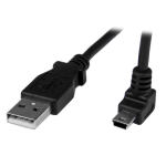 StarTech.com 6 ft Mini USB Cable A to Right Angle Mini B Connect your ...