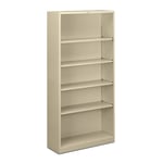 HON Brigade Steel Modular Shelving Bookcase 5 Shelves 72 H x 34 12 W x ...