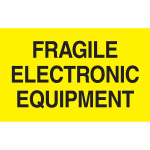 Preprinted Special Handling Labels DL2441 Fragile Electronic Equipment ...