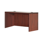 Lorell Essentials 48 W Rectangular Computer Desk Shell Mahogany ...