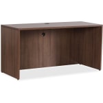 Lorell Essentials 66 W Computer Desk Credenza Mahogany - Office Depot