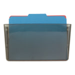 Deflecto Single Compartment Letter Size Stackable Wall File Smoke ...