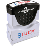 AccuStamp2 Faxed Stamp Shutter Pre Inked One Color FAXED Stamp 12 x 1 ...