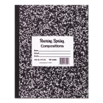 Roaring Spring Tape Bound Composition Notebook 8 12 x 7 48 Sheets Black ...