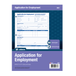 Adams Application for Employment Pack Of 2 - Office Depot
