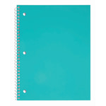 Just Basics Poly Spiral Notebook 8 x 10 12 1 Subject College Ruled 70 ...