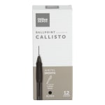 Office Depot Brand Callisto Soft Grip Retractable Ballpoint Pens Bold ...