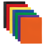 Office Depot Brand 2 Pocket Poly Fashion Portfolios 8 12 x 11 Assorted ...