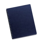 Fellowes Linen Presentation Covers11 14 x8 34 200PKNavy - Office Depot