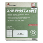 Permanent InkjetLaser Address Labels NSN5144904 Rectangle 1 x 2 58 ...