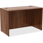 Lorell Essentials 60 W Rectangular Shell Computer Desk Mahogany ...