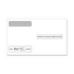 ComplyRight Double Window Envelopes For W 2 5206 And 5208 Tax Forms 5 ...