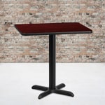 Flash Furniture Rectangular Laminate Table 31 316 H x 24 W x 30 D ...
