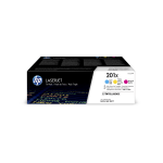 HP 201X Cyan Magenta Yellow High Yield Toner Cartridges Pack Of 3 ...