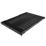 StarTech.com 1U Adjustable Mounting Depth Rack Mount Shelf Heavy Duty ...