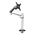 VersaDesk OmniView Dual Monitor Arm Silver - Office Depot