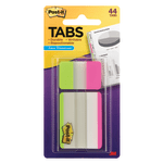 Post it Durable Tabs Combination Pack 1 And 2 Tabs 44 Flags Per Pad ...