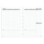 TUL Discbound Undated Daily Refill Pages Junior Size 2 Pages Per Day 50 ...