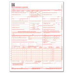 ComplyRight CMS 1500 Health Insurance Claim Form 0212 Laser Cut Sheet 8 ...