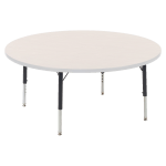 Lorell Classroom Adjustable Activity Table Legs Standard Height BlackChrome Set Of 4 - Office Depot