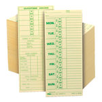 TOPS Time Cards Replaces Original Card 331 10 Named Days 2 Sided 8 12 x ...