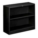 HON Brigade Steel Bookcase 2 Shelves Light Gray - Office Depot