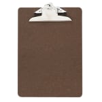 OIC 100percent Recycled Hardboard Clipboard Memo Size 6 x 9 Brown ...