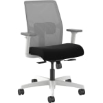 HON Ignition Low back Task Chair Black Seat Fog Mesh Back Designer ...