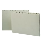 Smead Preprinted Pressboard A Z File Guide Legal Size 100percent ...