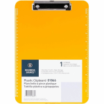 Sparco Plastic Clipboard With Flat Clip 8 12 x 11 Clear - Office Depot