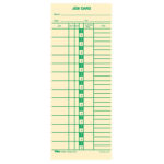 TOPS Time Cards Replaces Original Card K14 15 Named Days 2 Sided 8 14 x ...