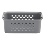 Iris Plastic Storage Baskets Medium 10 14 H x 12 716 W x 14 1316 D Gray ...